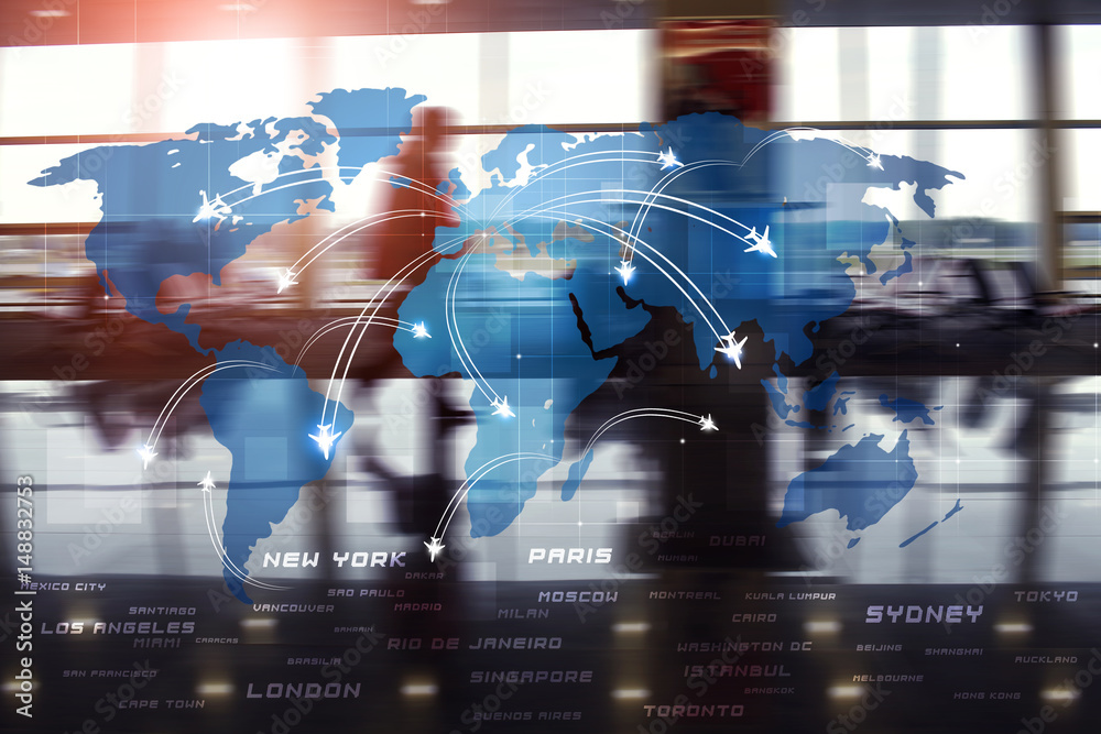 Aviation Business Background Stock Illustration | Adobe Stock