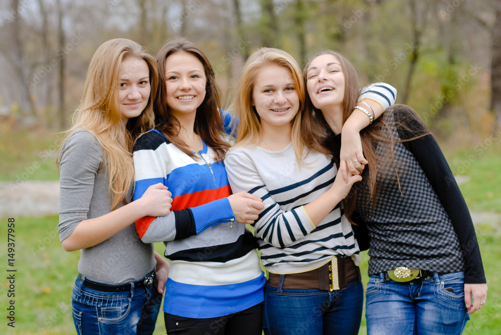 Four Friends Photos Girl