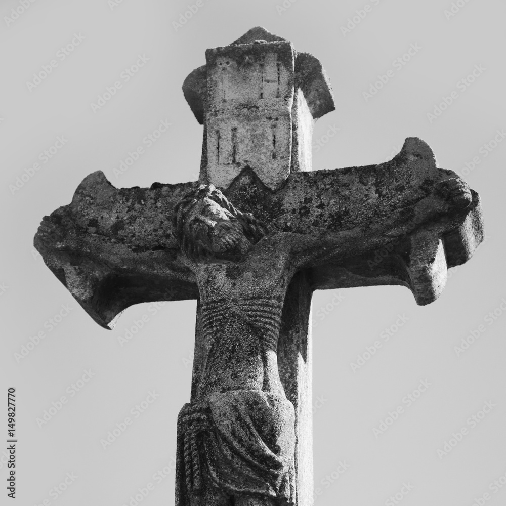 crucifixion of Jesus Christ as a symbol of resurrection and immortality of the human soul ...