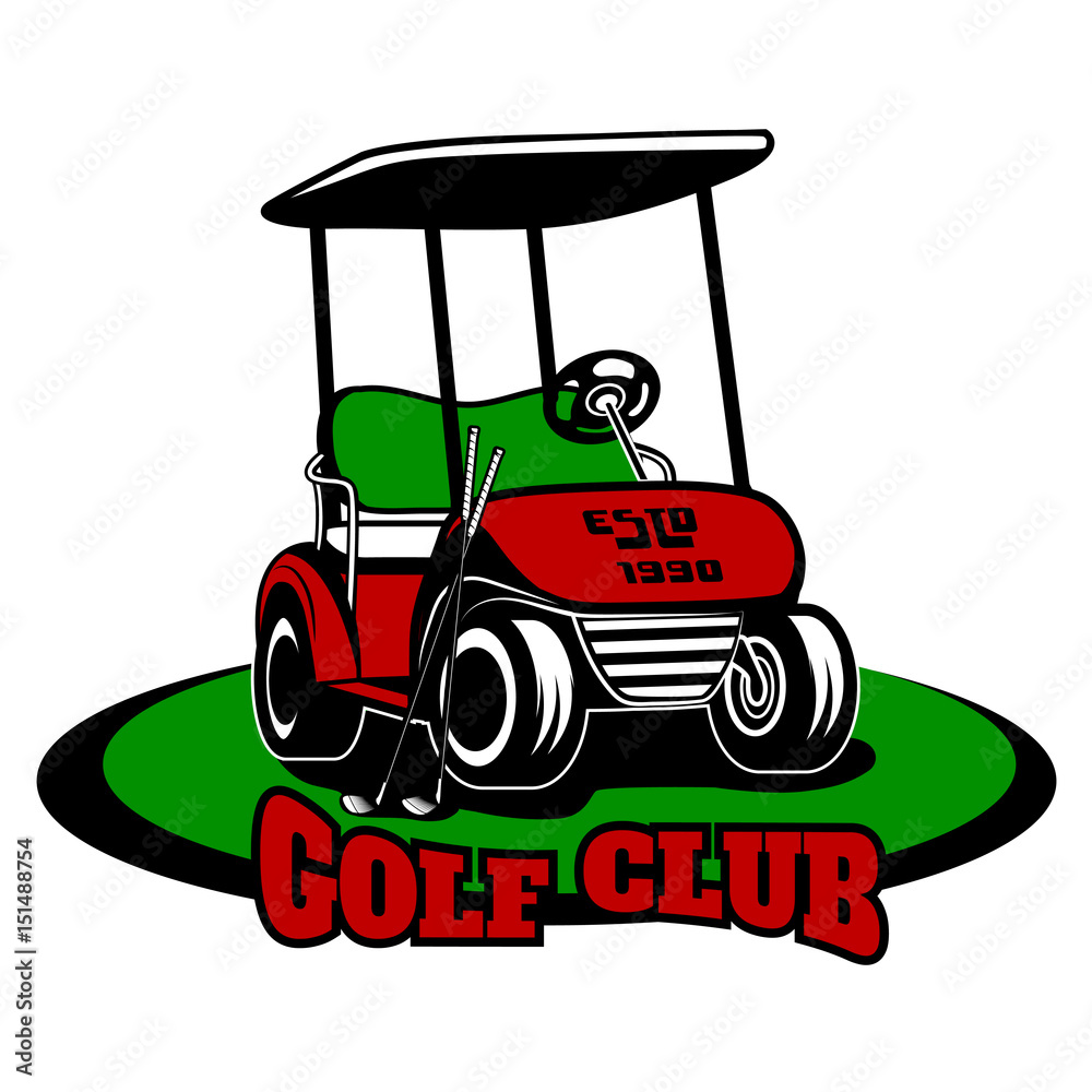 Vector logo golf club on a white background, for design, different ...