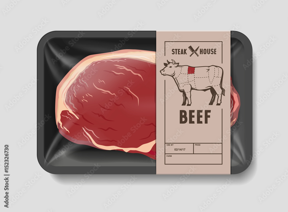 Vector illustration beef Stock Vector | Adobe Stock