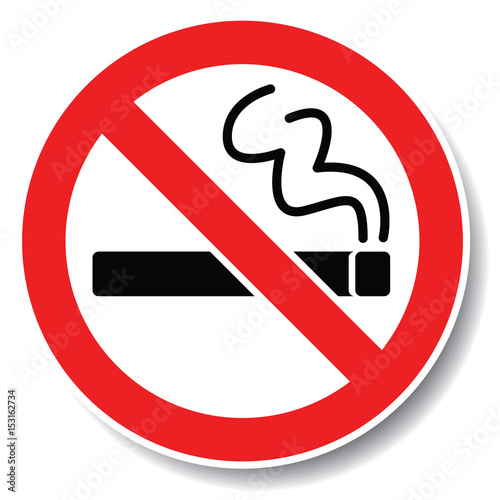 Signalétique interdiction de fumer Vecteur Stock | Adobe Stock