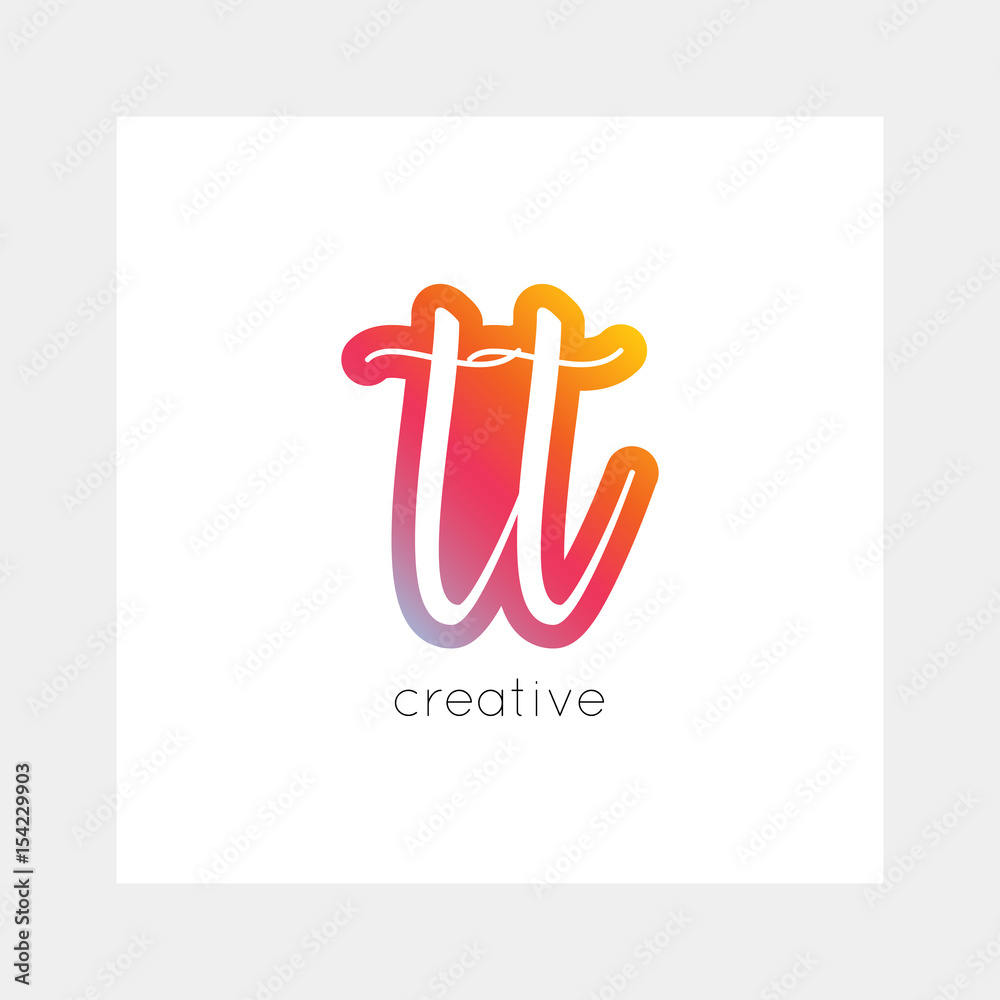 TT logo, vector. Useful as branding, app icon, alphabet combination ...
