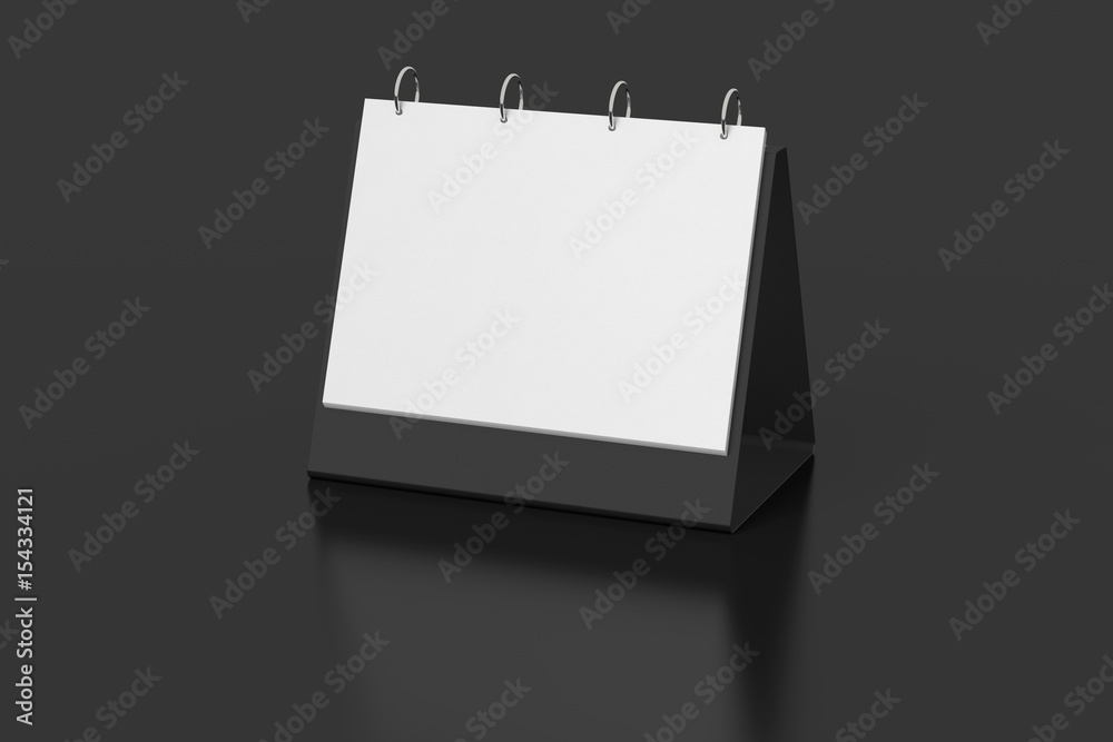 Blank table top flip chart easel binder Stock Illustration | Adobe Stock