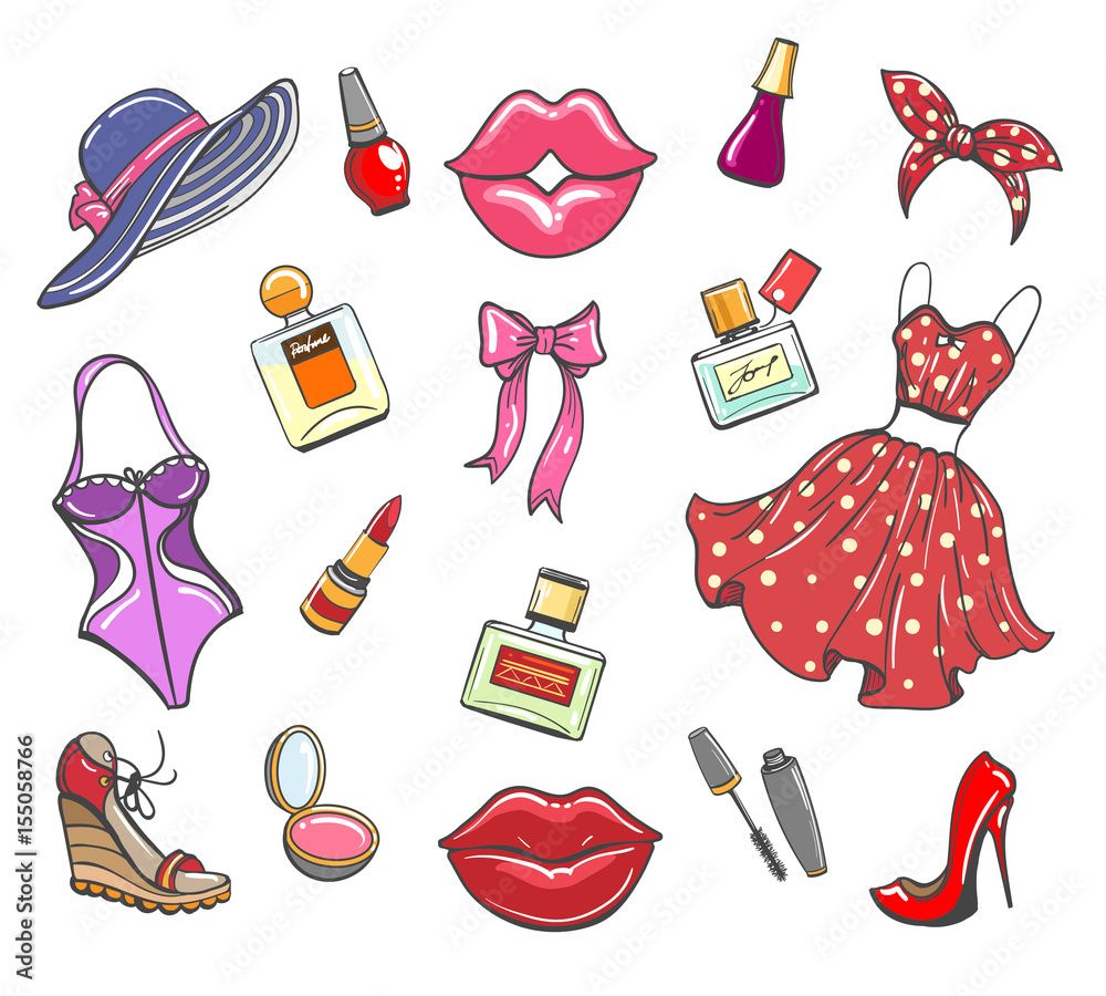 Drawins Of Girl Accesories