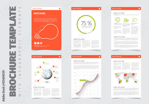 Six Modern Brochure Layouts. Buy this stock template and explore ...