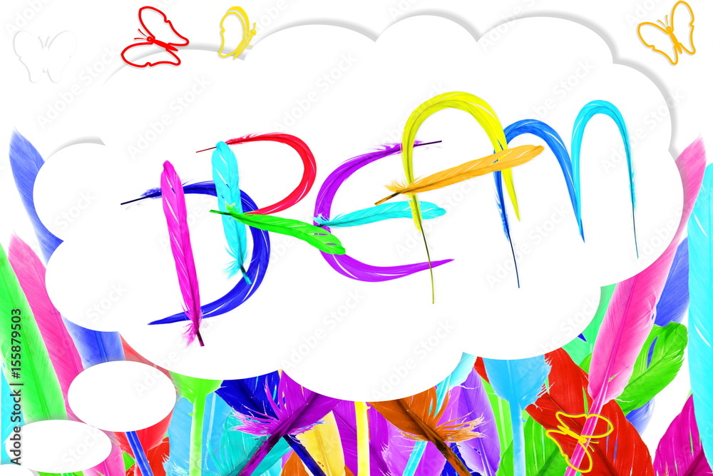 dream related concept background Stock Photo | Adobe Stock