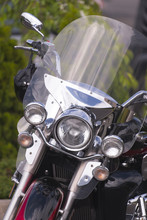 Triumph Motorcycle Windshield Free Stock Photo - Public Domain Pictures