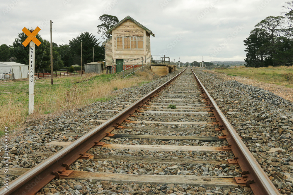 The Trawalla railway station (1874) on the Ararat line was closed as a ...