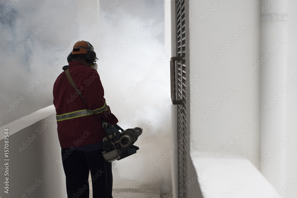 fogging to control dengue Stock Photo | Adobe Stock