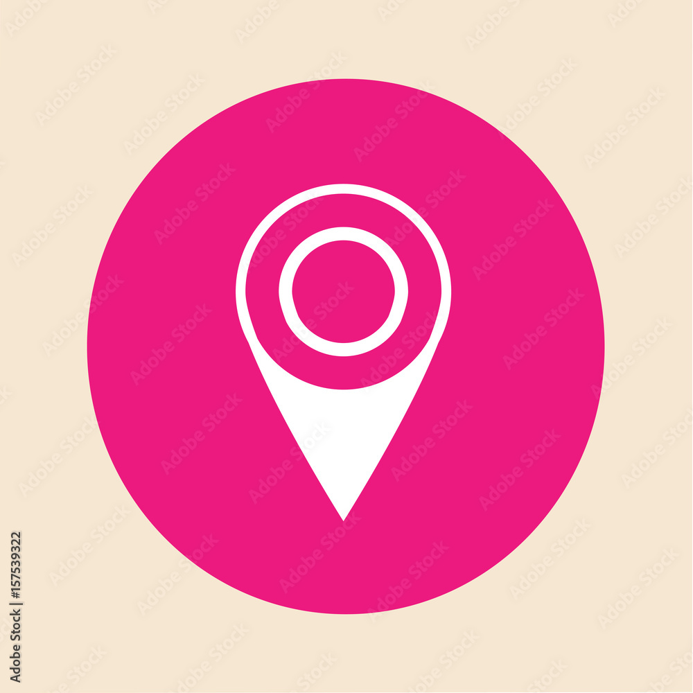 Vector geo icon for map Stock Vector | Adobe Stock