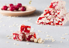 Cherry Turkish Delight Free Stock Photo - Public Domain Pictures
