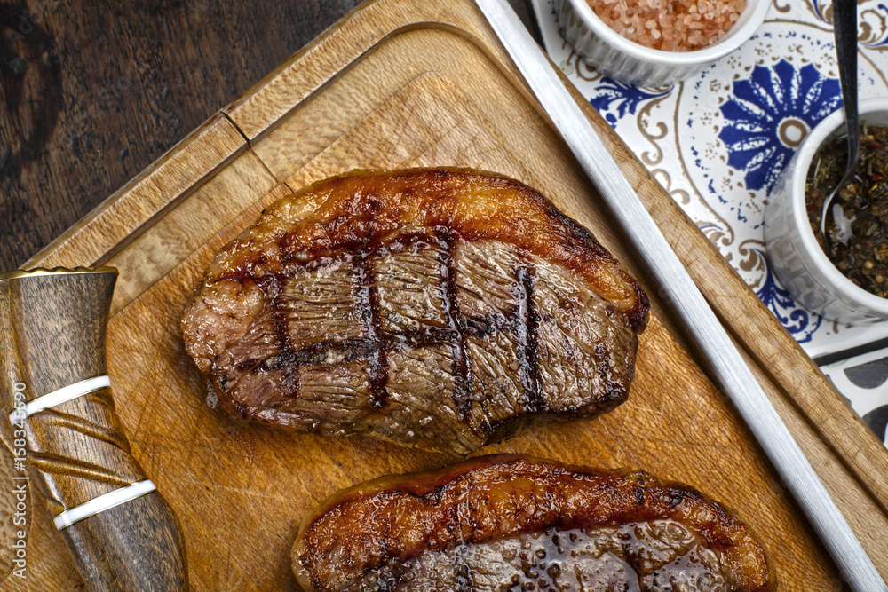 Grilled picanha, traditional Brazilian cut! Stock Photo | Adobe Stock