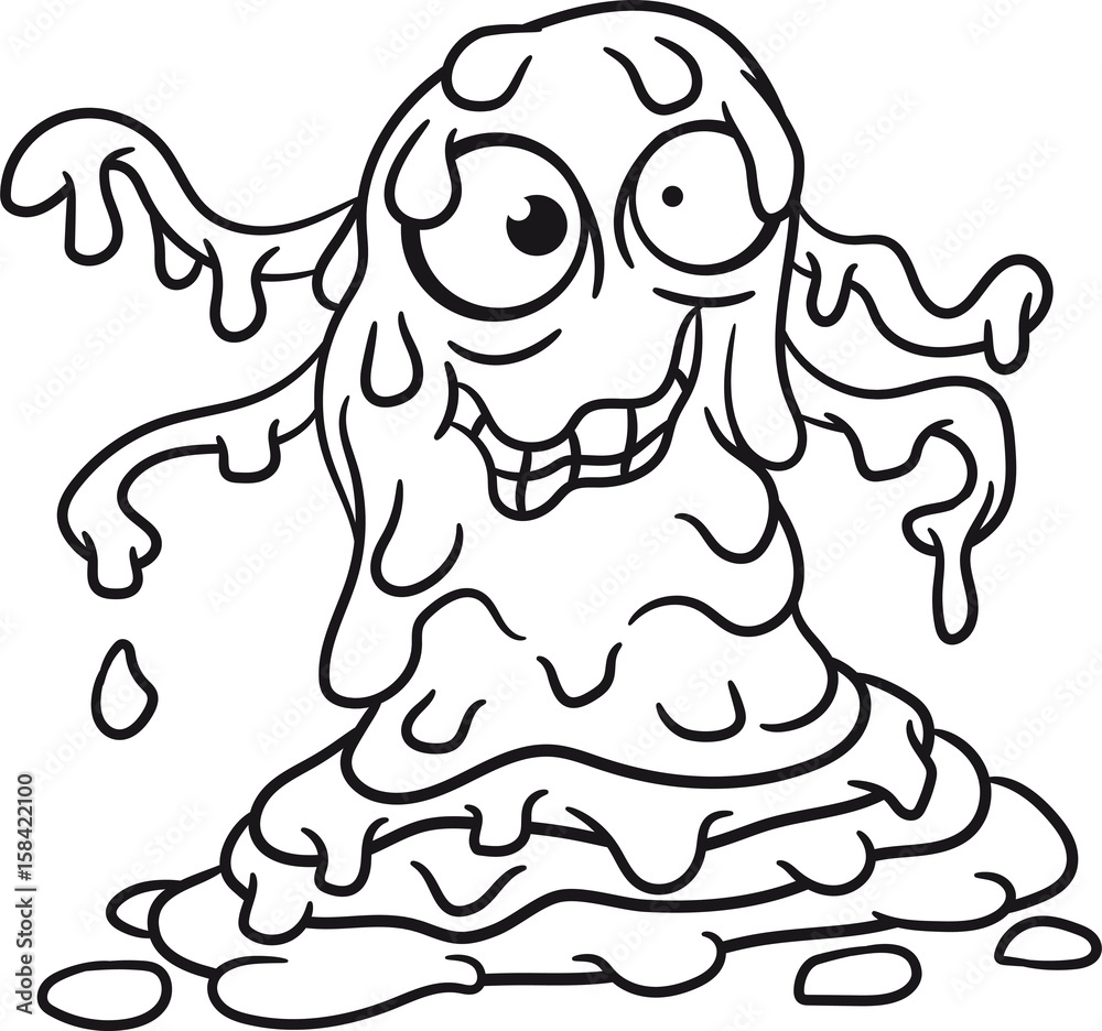 schleim klebrig ekelig horror halloween schleimer matschig glibber ...