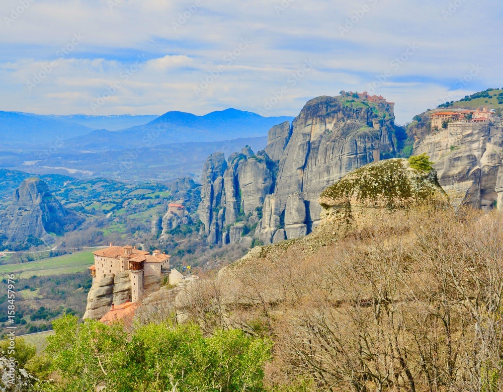 Meteora is one of the largest and most precipitously complexes of ...
