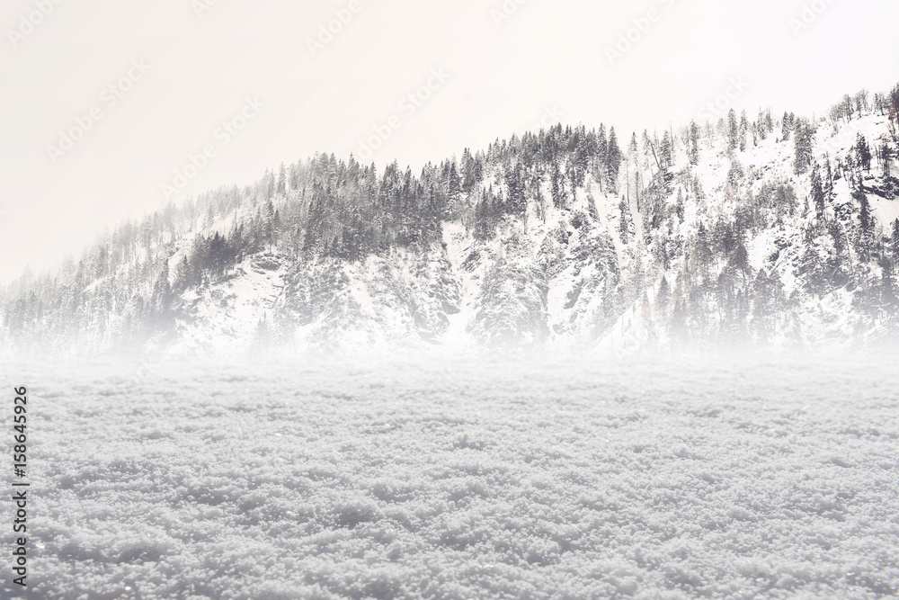 Winter snow ice Background Stock Photo | Adobe Stock