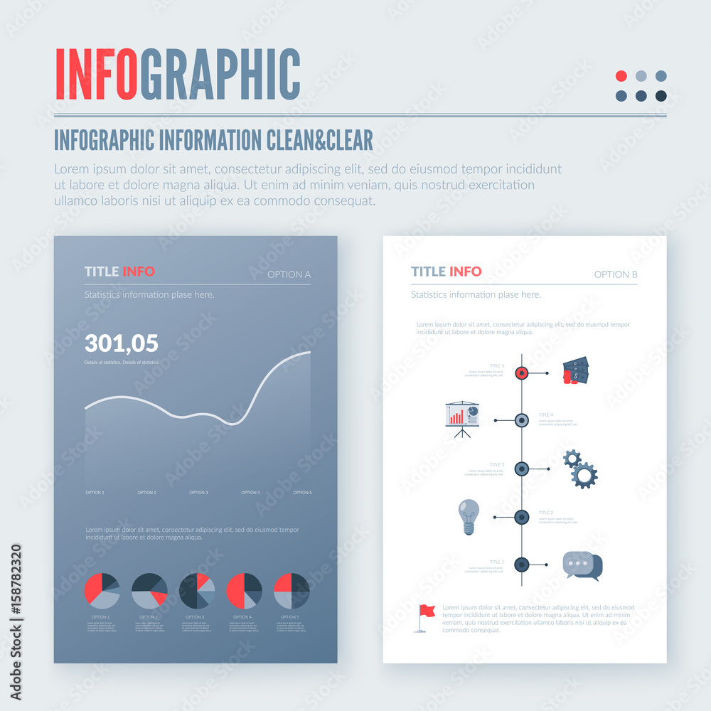 Infographic elements set. Stock Vector | Adobe Stock