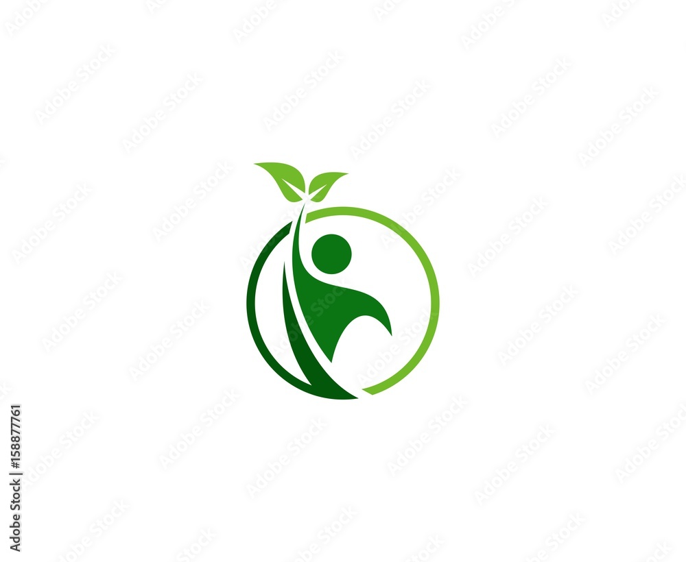 Wellness logo Stock Vector | Adobe Stock