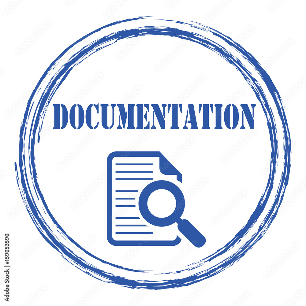 Logo documentation. Stock Vector | Adobe Stock