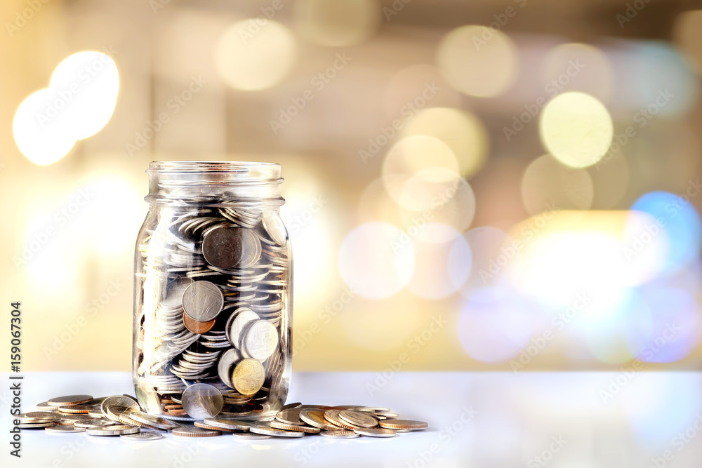 Donation Jar with Copy Space. Fundraiser, Charity and Relief Work ...