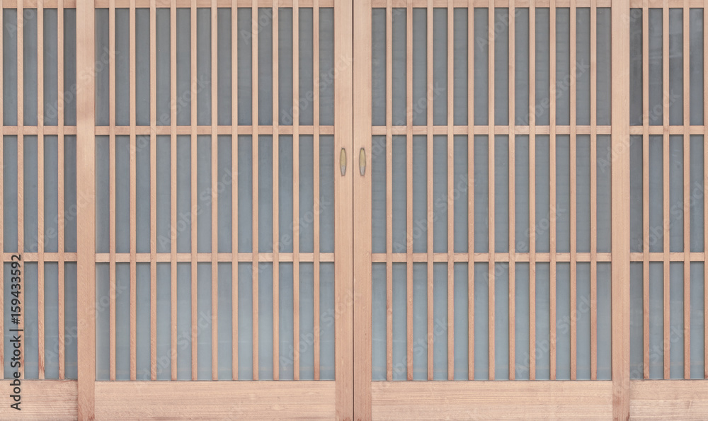 Shoji , Traditonal Japanese door , window or room divider consisting of ...
