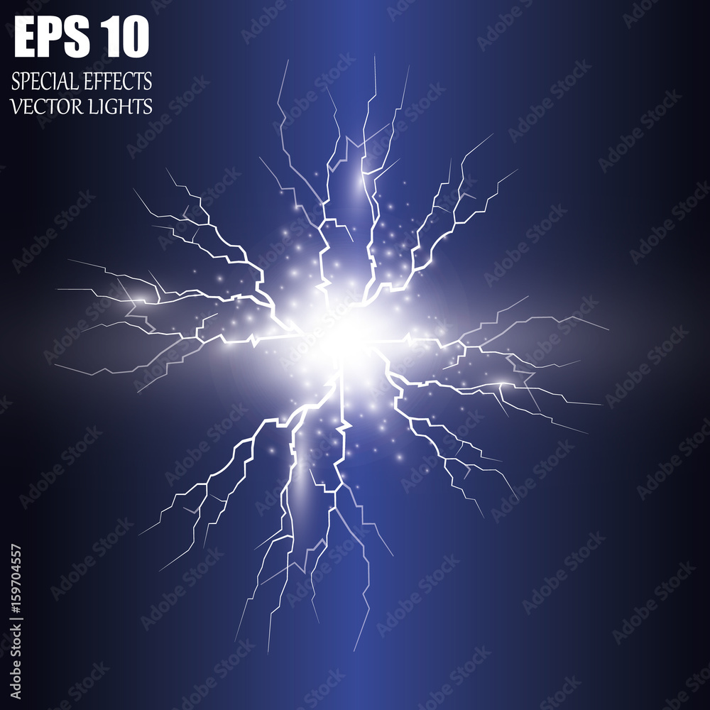 Vector Electricity charge. Illustrations on a transparent background ...