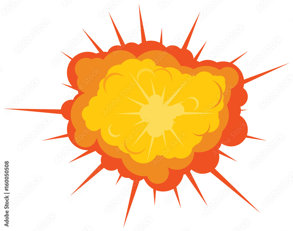explosion background vector