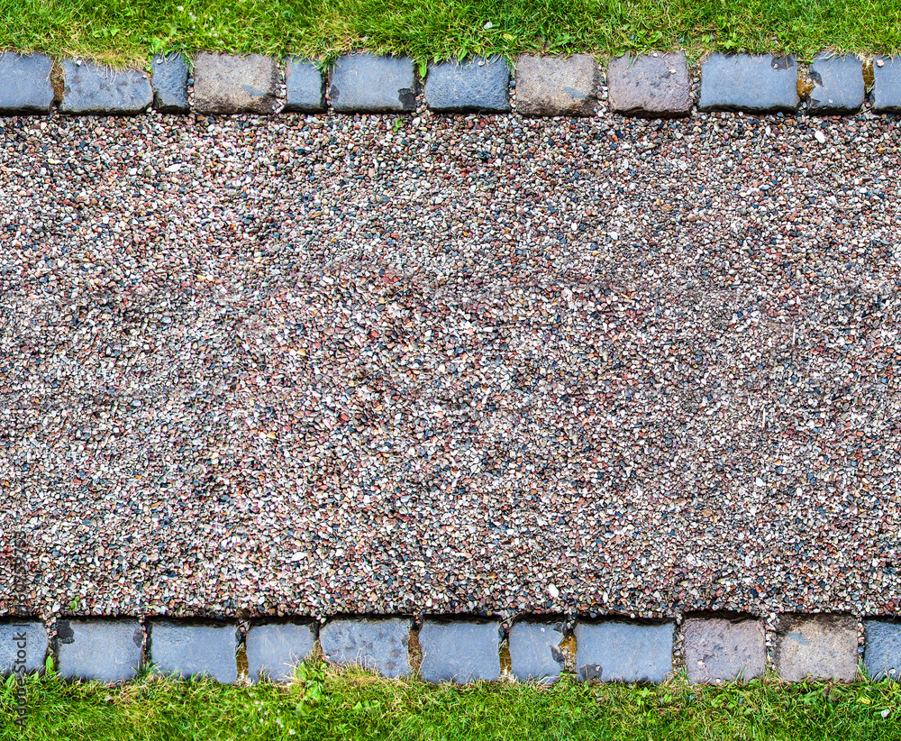 Garden gravel pavement pathway seamless texture Stock Photo | Adobe Stock