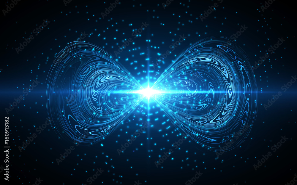 Infinity symbol background. Vector illustration Stock Vector | Adobe Stock