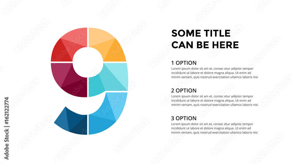 Vector de Stock Vector alphabet infographic. Presentation slide ...