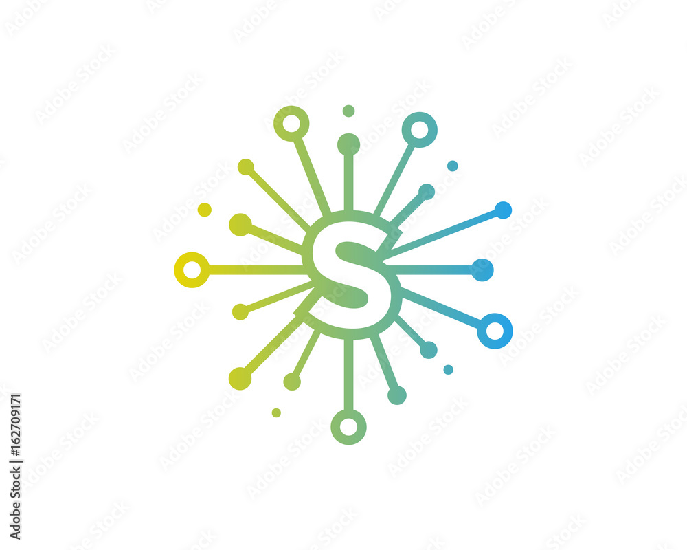Share Letter S Icon Logo Design Element Stock Vector | Adobe Stock
