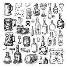 Medieval Bottles Free Stock Photo - Public Domain Pictures