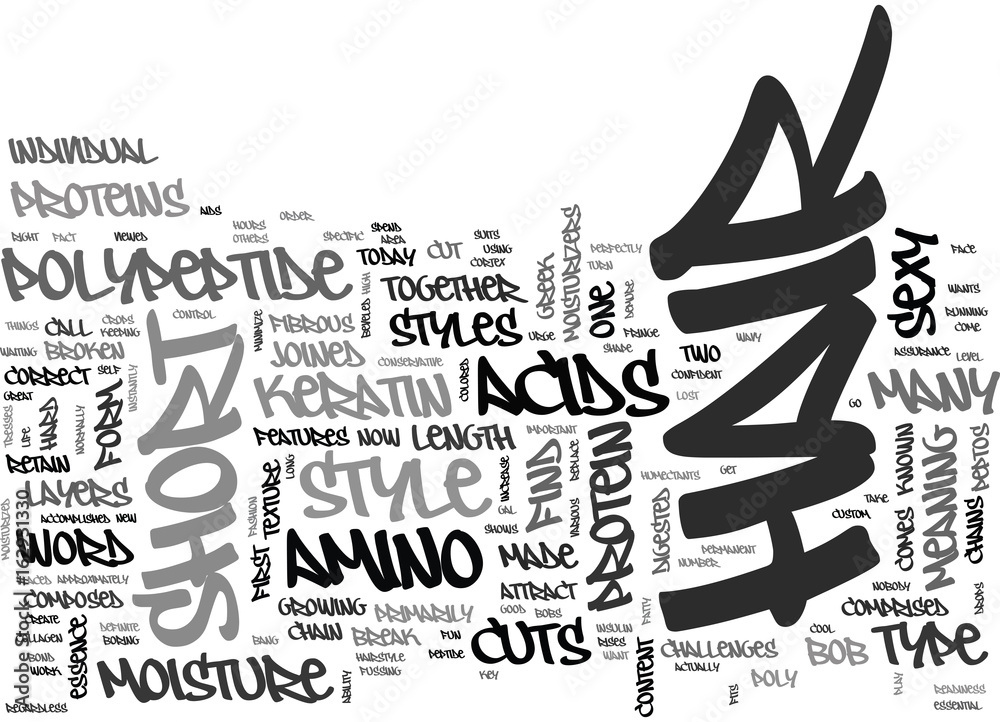 WHY SHORT HAIR CUTS ARE SEXY TEXT WORD CLOUD CONCEPT Stock Vector ...