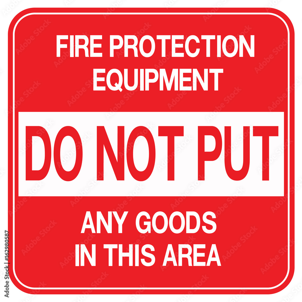 emergency exit, fire extinguisher sign Stock Vector | Adobe Stock