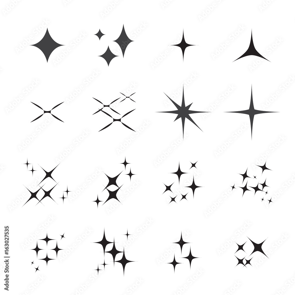 sparkles icon Stock Vector | Adobe Stock