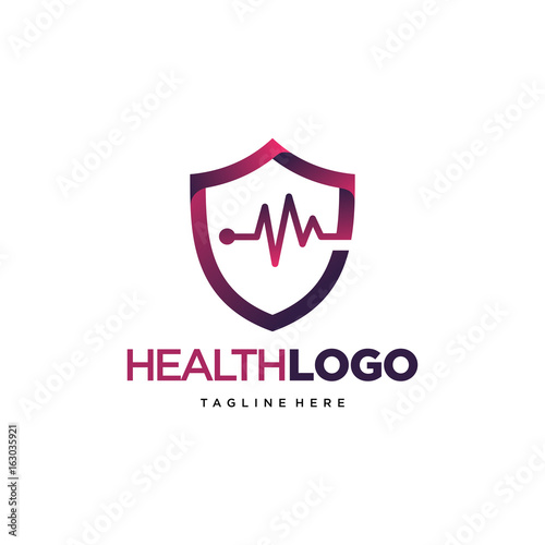 Health ShieldLogo Template Design Vector, Emblem, Design Concept ...