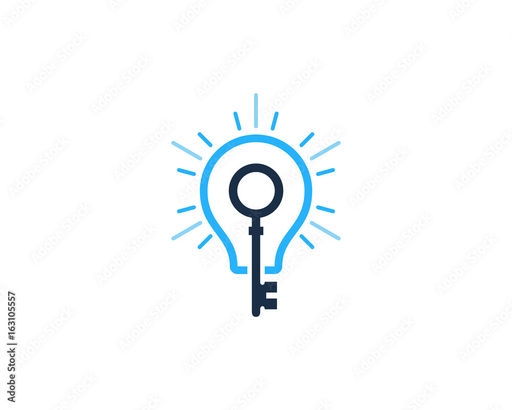 Key Idea Icon Logo Design Element Stock Vector | Adobe Stock