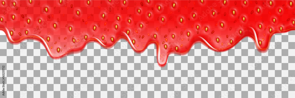Strawberry background jam vector dripping drop splash texture Stock ...