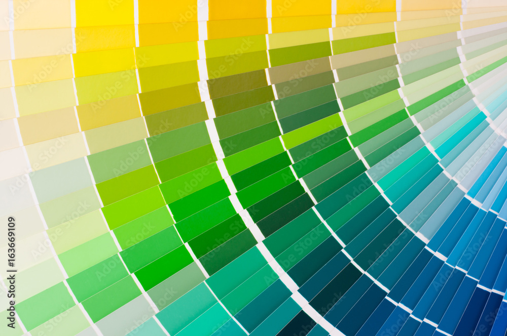 Color palette, samples of various paint Stock Photo | Adobe Stock