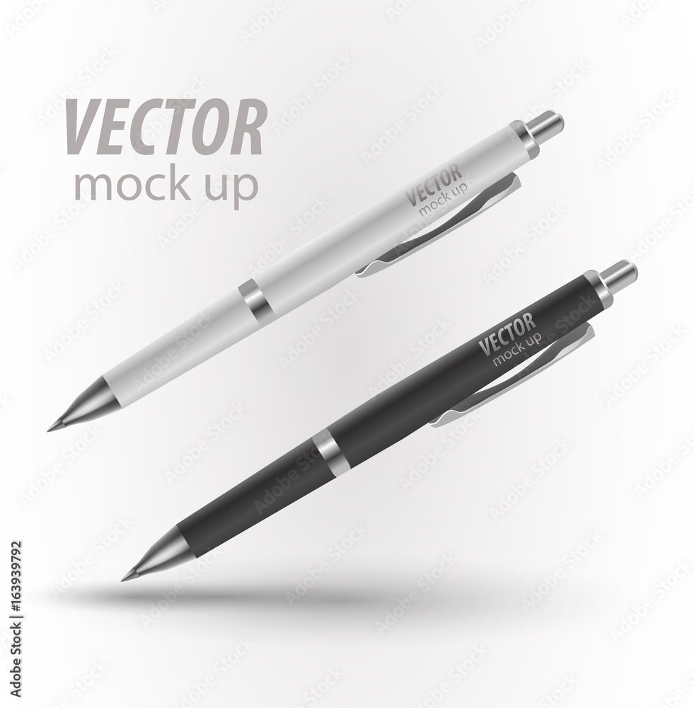 Pen, Pencil, Marker Set Of Corporate Identity And Branding Stationery ...