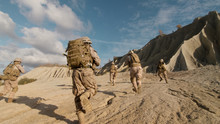 Soldiers Running Free Stock Photo - Public Domain Pictures