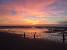 The Beach At Villerville, 1864 Free Stock Photo - Public Domain Pictures