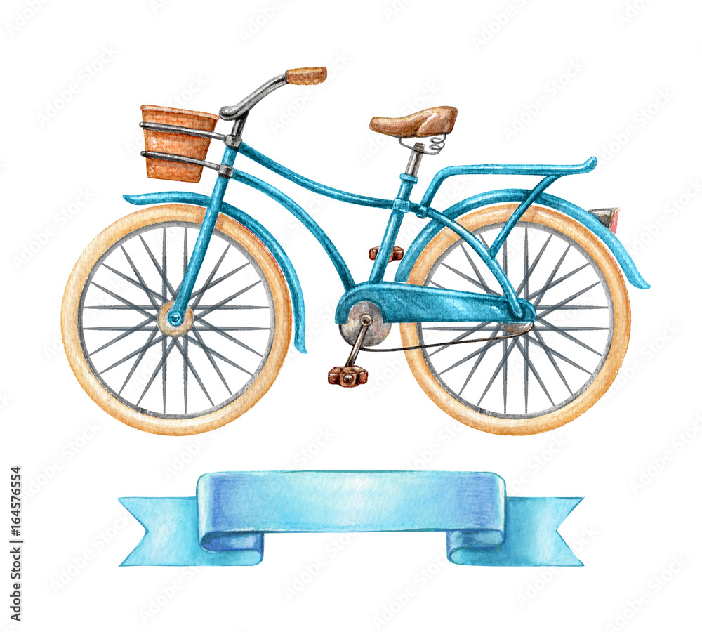 Vintage Bicycle Clip Art