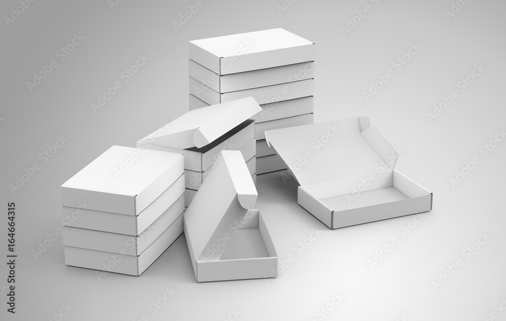 Blank tuck top box template Stock Illustration | Adobe Stock