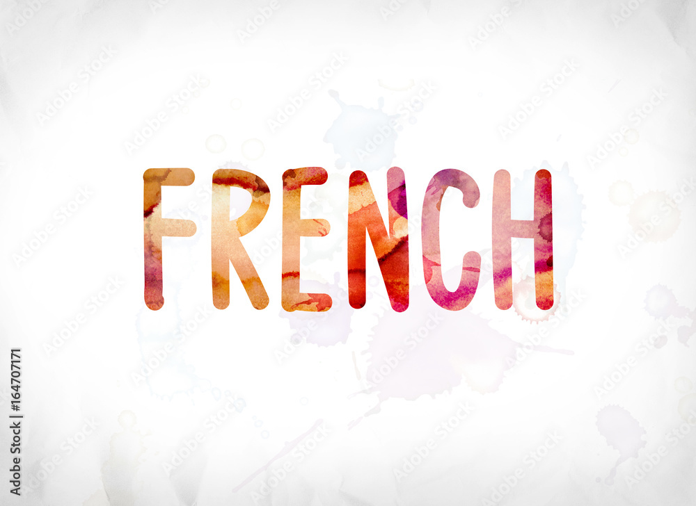French Words Painting French Winter Vocabulary | French Word Wall