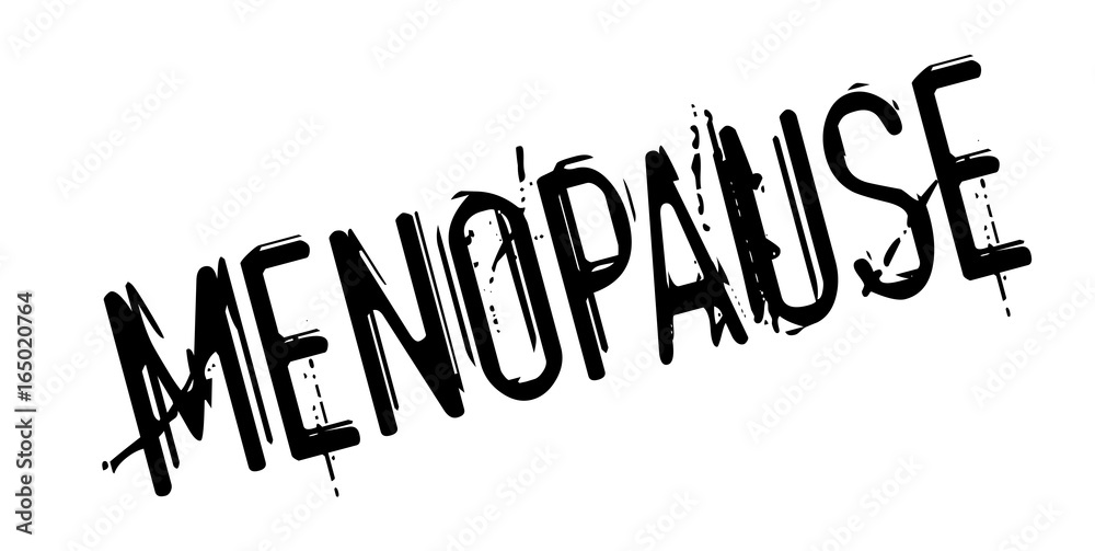 Menopause rubber stamp. Grunge design with dust scratches. Effects can ...