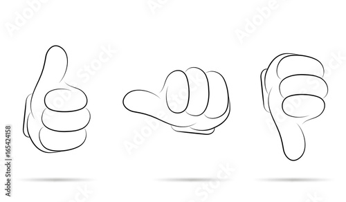 Daumen – kaufen Sie diese Vektorgrafik und finden Sie ähnliche ...
