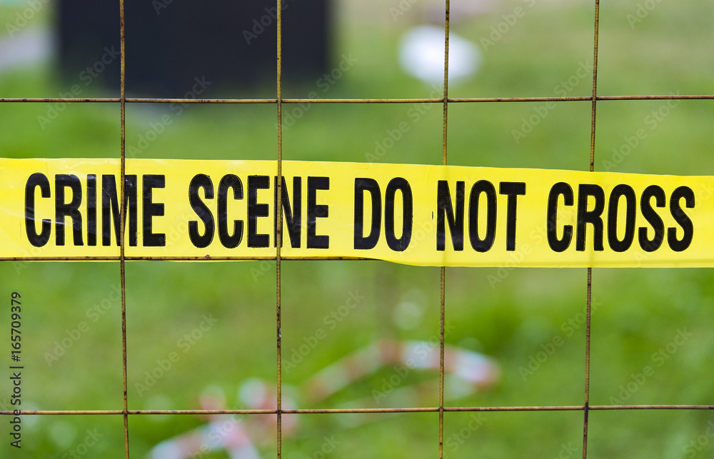 Crime scene do not cross, sign Stock Photo | Adobe Stock