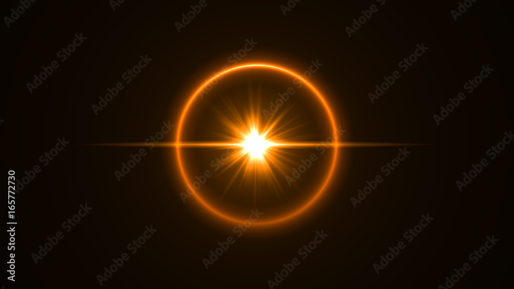 Abstract ring background with luminous swirling backdrop. Glowing ...