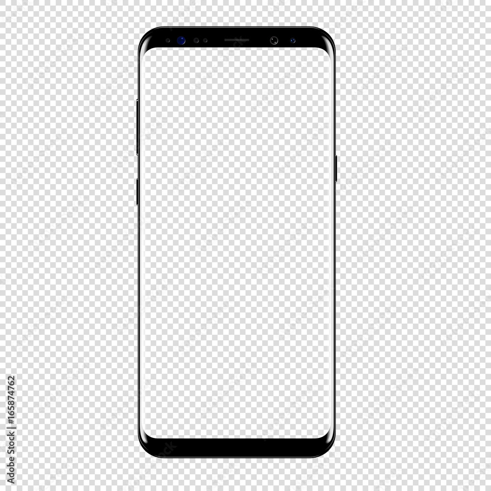 smart phone vector drawing isolated transparent background Stock Vector ...